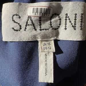 SALONI | Dresses | Saloni Floral Chiffon Midi Dress Size 2 Silk High ...